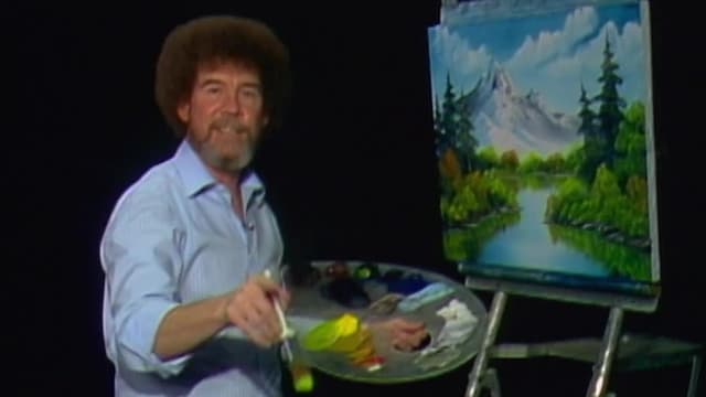 Watch The Joy of Painting With Bob Ross S12:E02 - Mountain Reflections ...