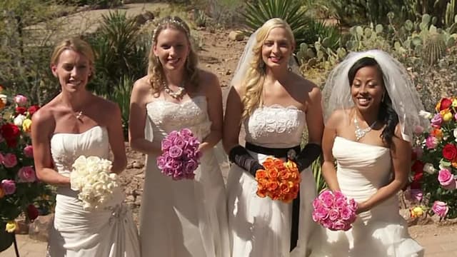 Watch Four Weddings (US) S06:E04 - And a Moustache - Free TV Shows | Tubi